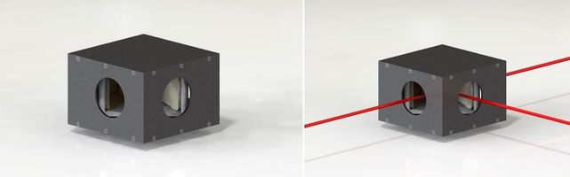 Hollow Beamsplitting Pentamirror™ (HBPM) | PLX Inc.