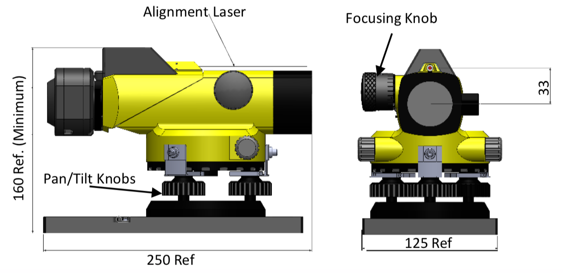 ACT-25B Electronic Autocollimator and Alignment Telescope | PLX Inc.